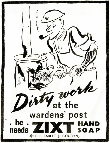 Advert, Zixt Hand Soap, WW2 Our beautiful Wall Art and Photo Gifts ...