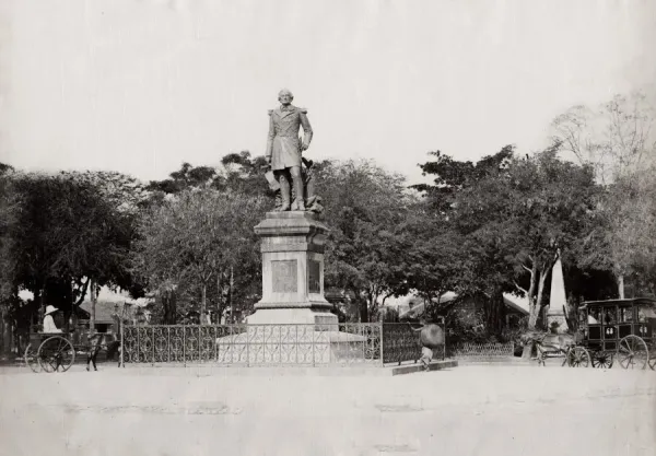 Admiral Rigault de Genouilly statue, Saigon Our beautiful Wall Art and ...
