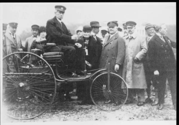 Carl Benz with Car Our beautiful Wall Art and Photo Gifts include ...