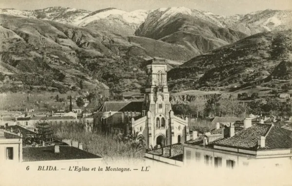 The church and the mountains, Blida Our beautiful Wall Art and Photo ...