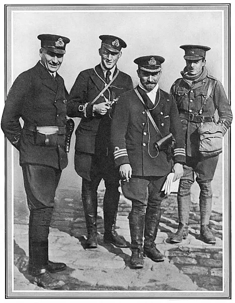 Commander Samson with other British airmen, WW1 Our beautiful Wall Art ...