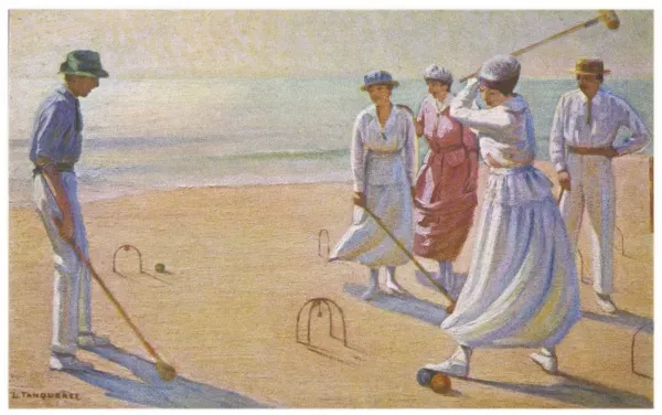 Croquet on the Beach Our beautiful Wall Art and Photo Gifts include ...