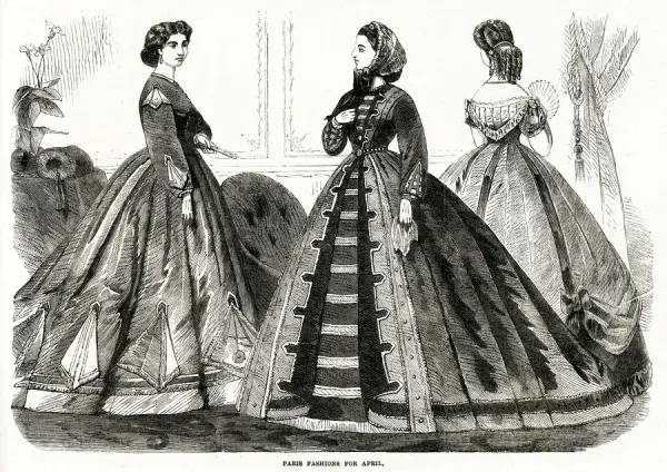 Fashions for April 1865 Our beautiful Wall Art and Photo Gifts include ...