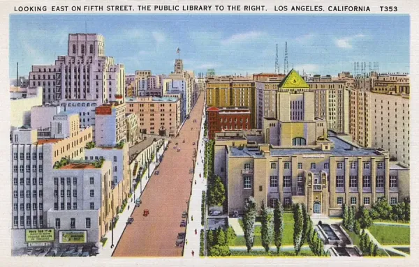 Fifth Street, Los Angeles, California, USA Our beautiful Wall Art and ...