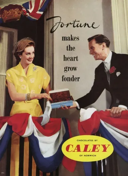 Fortune chocolates advertisement, 1953 Our beautiful Wall Art and Photo ...