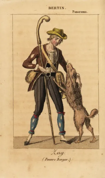 French actor Bertin as Zug in the historical melodrama