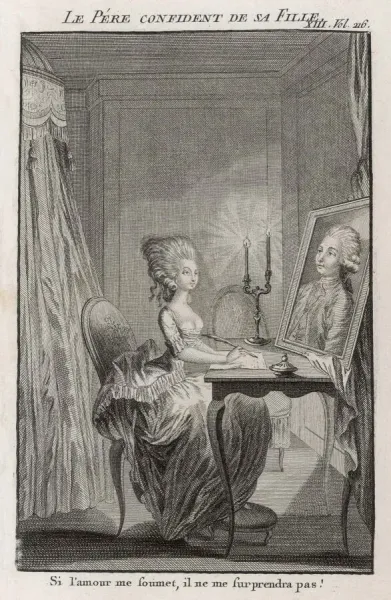 French lady at her writing table Our beautiful Wall Art and Photo Gifts ...