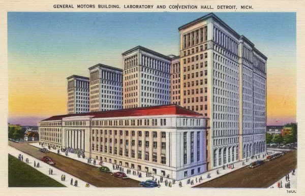 General Motors building, Detroit, Michigan, USA Our beautiful Wall Art ...