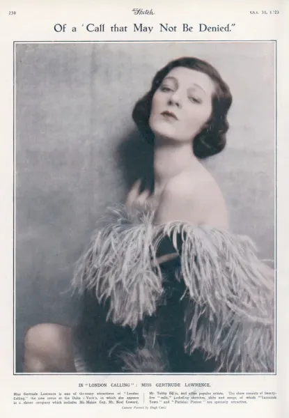 Gertrude Lawrence / Sketch Our beautiful Wall Art and Photo Gifts ...