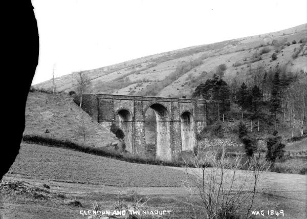 Glendun and the Viaduct a view of a viaduct in a valley
