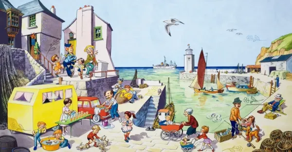Harbour Scene (with hidden images) Our beautiful Wall Art and Photo ...