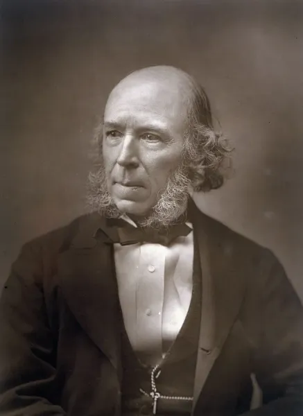Herbert Spencer Herbert Spencer Portrait Print – National Portrait
