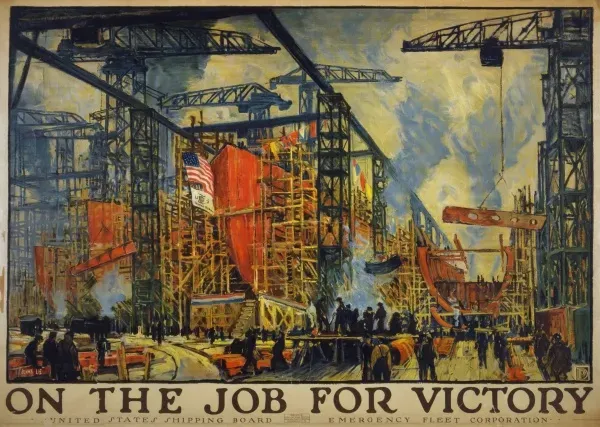 On the job for victory United States Shipping Board