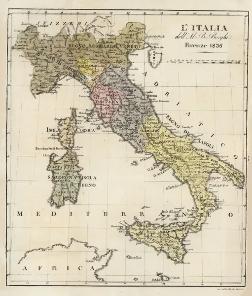 Antichi Borghi Lazio Map