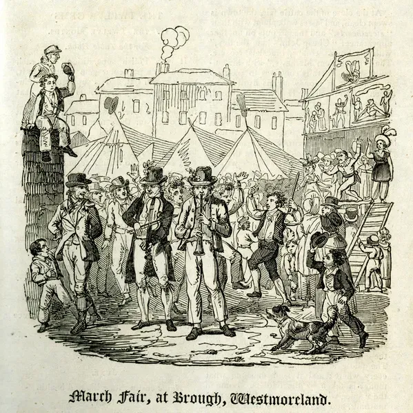 March Fair at Brough, Westmorland (now Cumbria) Our beautiful Wall Art ...