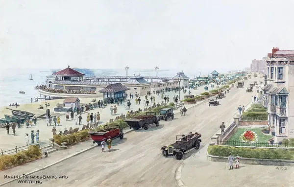 Marine Parade and Bandstand, Worthing Our beautiful Wall Art and Photo ...