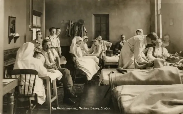 Military patients at Grove Hospital Our beautiful Wall Art and Photo ...