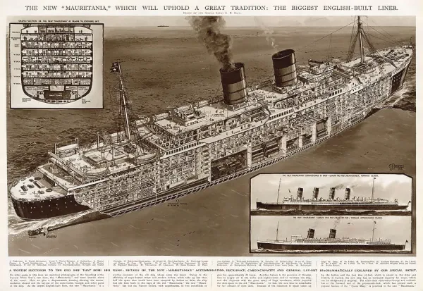 Rms Mauretania 1938