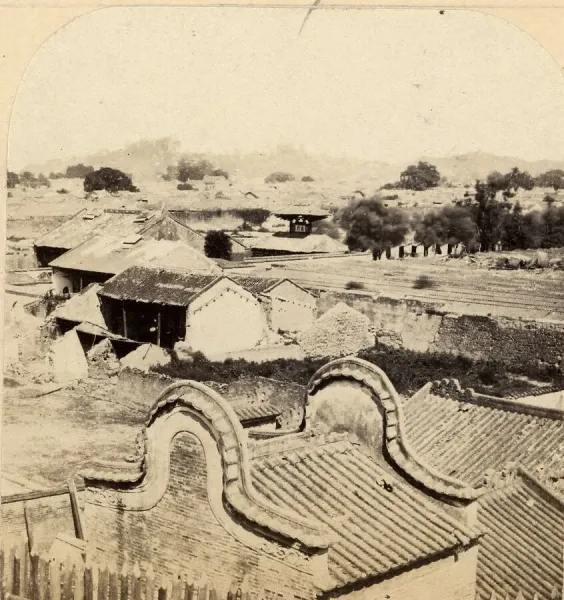 Panorama of Canton taken from Southeast to Northwest