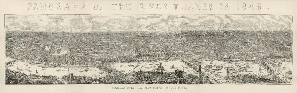 Panorama of London 1845 Our beautiful Wall Art and Photo Gifts include ...