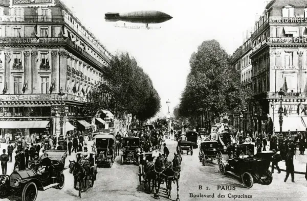 Boulevard Des Capucines Kaart Boulevard Des Italianen In Parijs