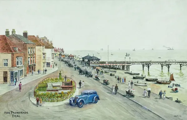 Promenade, Deal, Kent Painted by landscape artist Alfred