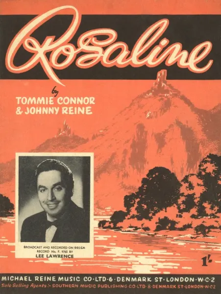 Rosaline Music Sheet Cover by Tommie Connor Our beautiful Wall Art and ...