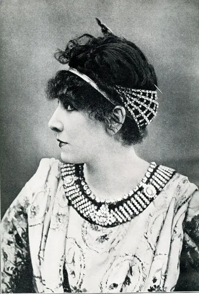 Sarah Bernhardt, French actress, as Theodora available as Framed Prints ...