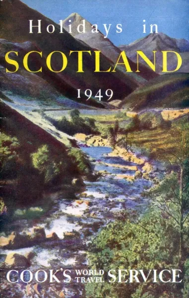 Scotland. Thomas Cook Brochure Cover Scotland Our beautiful Wall Art ...