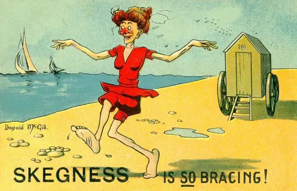 Skegness is SO bracing McGill parody of Hassall poster