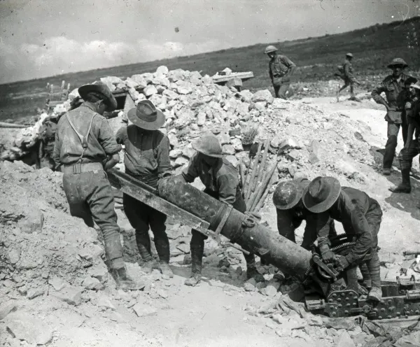 Soldiers loading a field gun Our beautiful Wall Art and Photo Gifts ...