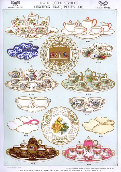 Tea and Coffee Services, Luncheon Trays, Plate 34 Our beautiful Wall ...