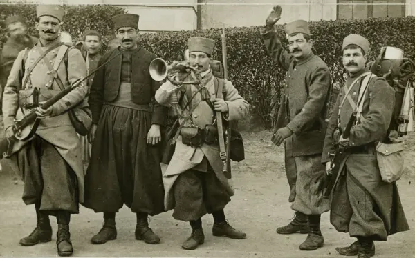 Ottoman Empire Soldiers Ww1