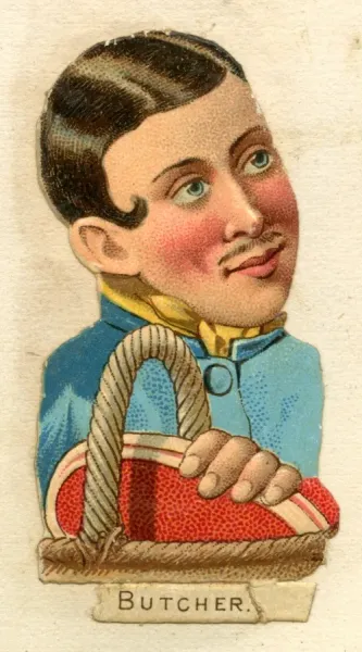 Victorian Scrap -- Butcher. late 19th century Our beautiful Wall Art ...