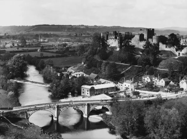 VIEW OF LUDLOW CASTLE Our beautiful Wall Art and Photo Gifts include ...