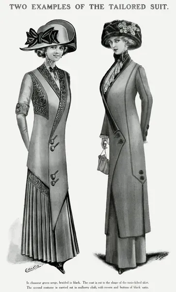 Two women wearing tailored suits 1909 Our beautiful Wall Art and Photo ...