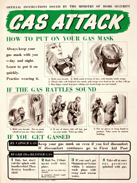 Ww2 Gas Mask Poster CANADIAN WW2 CIVILIAN GAS MASK ORGINAL