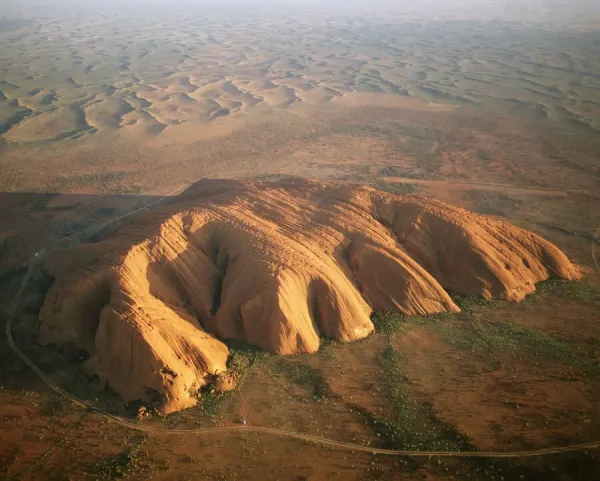 Uluru / Ayers Rock aerial image Our beautiful Wall Art and Photo Gifts ...