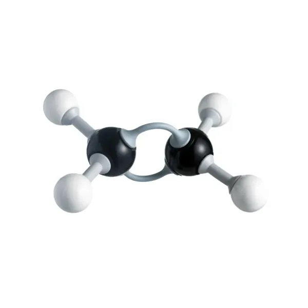 Ethene molecule. Atoms are represented as spheres Our beautiful Wall ...