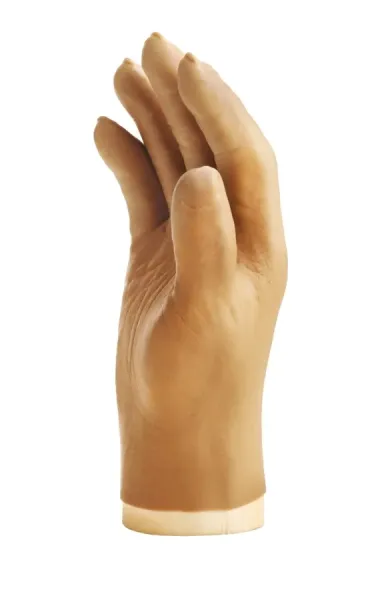 Prosthetic hand. Outer covering of a prosthetic hand