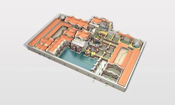 Roman Bath Floor Plan