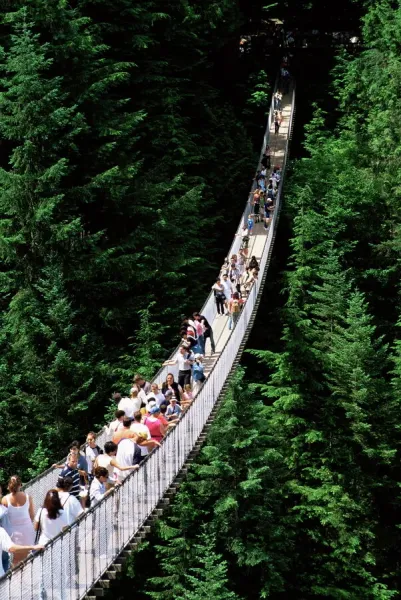 Suspension Bridge Vancouver Canada The Capilano Suspension Bridge Our