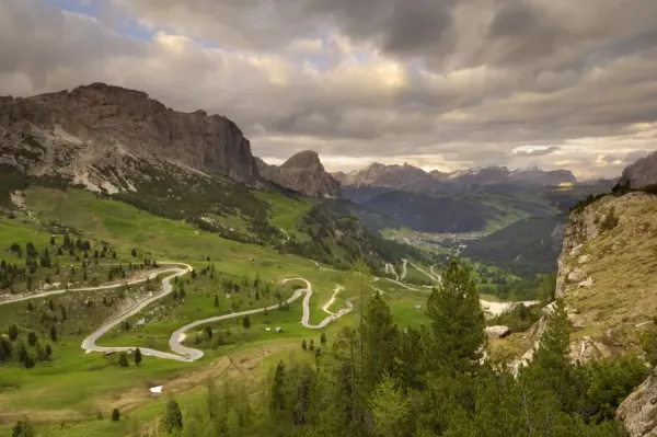 View from Passo di Gardena (Grodner Joch) Our beautiful Wall Art and ...