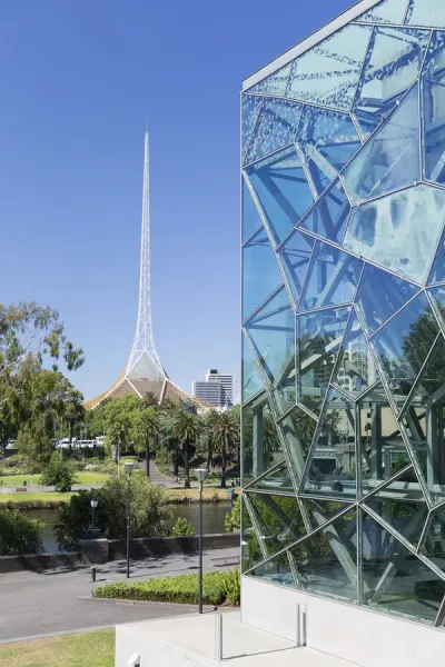 Federation Square and Victorian Arts Centre Our beautiful Wall Art and ...