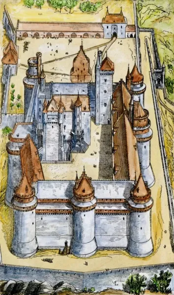 Medieval Castle Painting