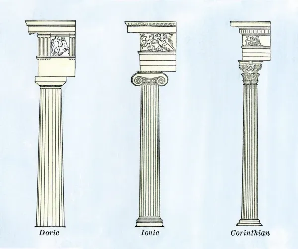 Doric Column Drawing