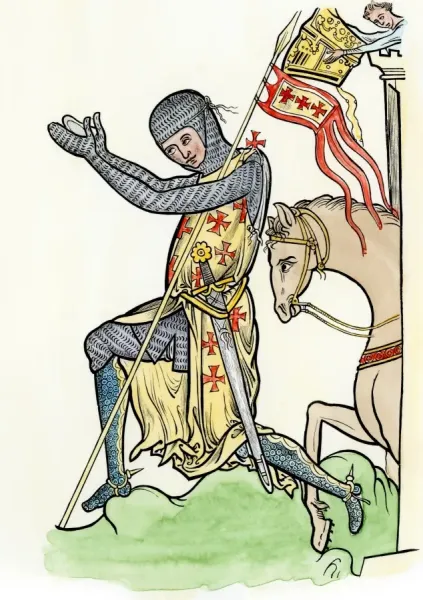 Medieval Paintings Of Knights