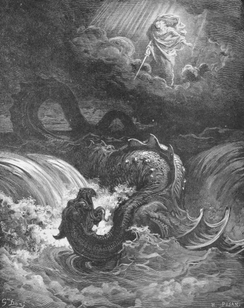 Jigsaw Puzzle of LORD SLAYING LEVIATHAN (Isaiah, 27: 1)