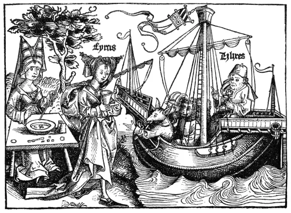 Circe Oddyses Ulysses Odysseus Und Circe Göttin Der Magie Fotos Und