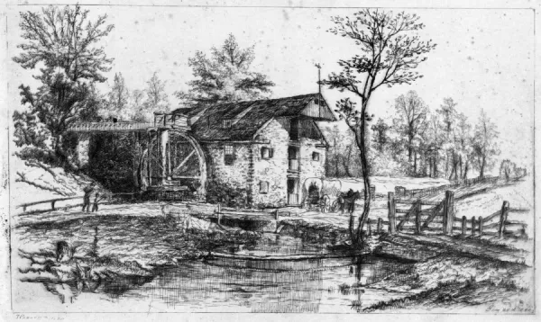 PENNELL: ROBERTs MILL, 1880. Roberts Mill Our beautiful Wall Art and ...